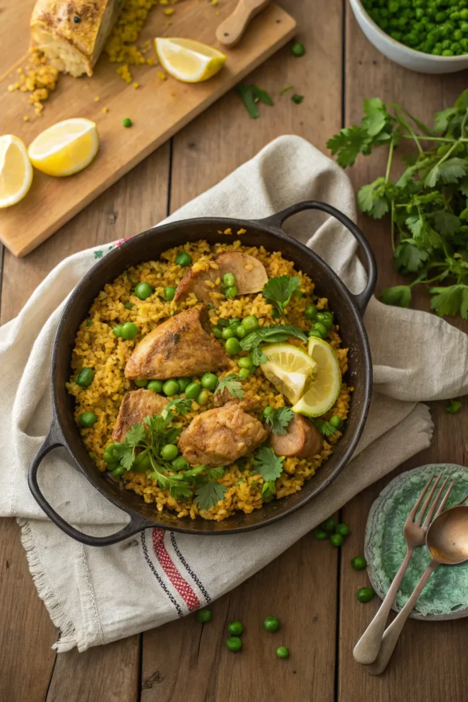 Easy Chicken Paella Recipe
