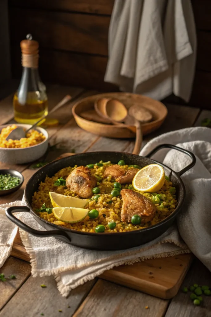 Easy Chicken Paella Recipe